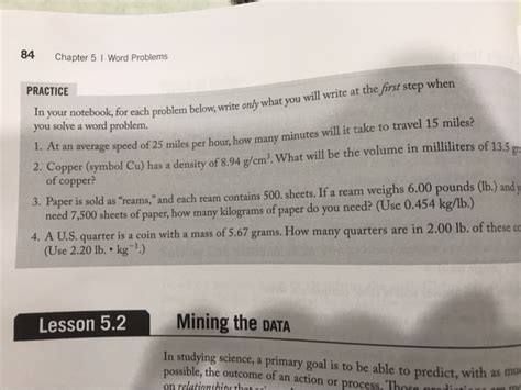 Solved Chapter Word Problems PRACTICE In Your Chegg Com