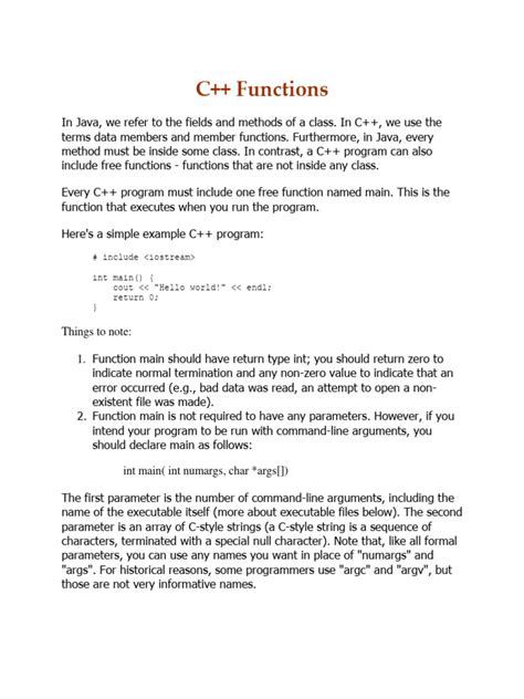 functions pdf