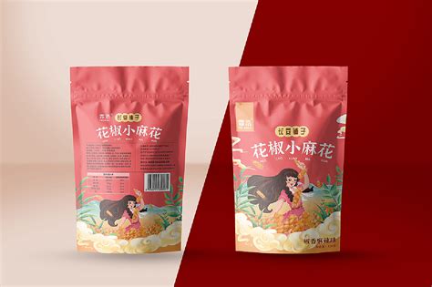 小麻花包装设计儒君爱插画 站酷zcool