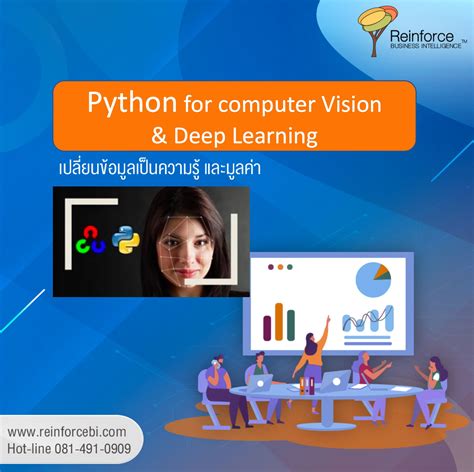 📣📢หลักสูตรใหม่ Python ให้อบรมคร้าบ 👀🧠python For Computer Vision And Deep