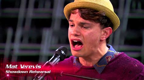 Mat Verevis Showdown Sneak Peek The Voice Australia 2014 Youtube