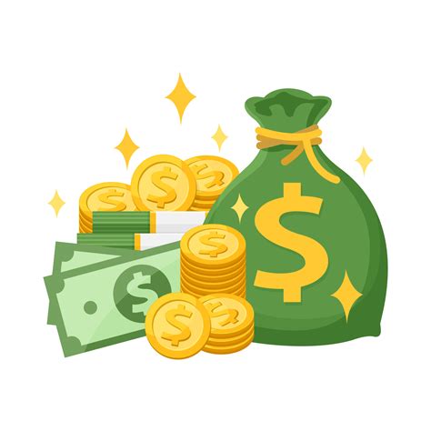 Dollar Money Bag With Coins 15275955 Png