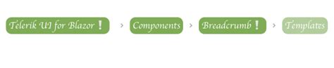 blazor breadcrumb component telerik ui for blazor