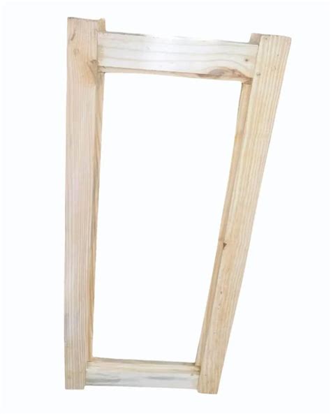 Light Beige Pine Wood Window Frame Grade Of Material A Grade