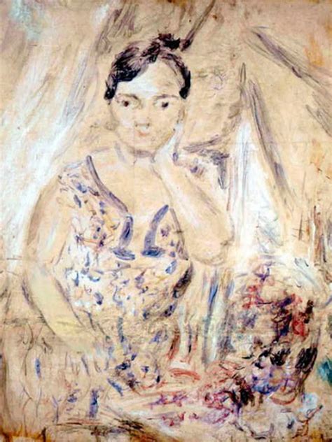 La Belleza Del Día Retrato De Juanita Con Ramo De Flores” De Armando