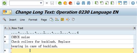 Solved How To Change Long Text Format SAP Community