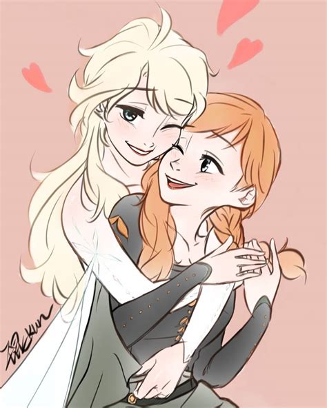 Elsanna World Disney Frozen Elsa Art Disney Character Art Frozen