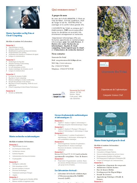 Master Spécialisé En Big Data Et Cloud Computing 2 Pdf Big Data