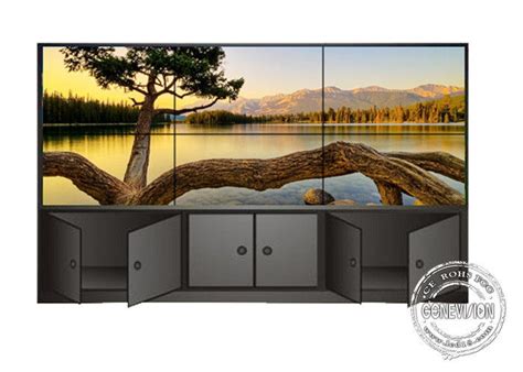 Splicing Narrow Bezel 55mm Seamless Floor Standing Digital Signage Lcd