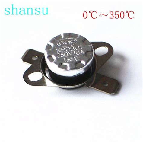 【universal Car Parts Store】ksd301 250v 10a Ksd302 Normally Thermostat Thermal Control Switch