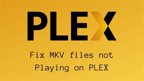 Fix Mkv Files Not Playing On Plex Android Nature