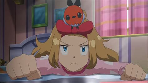 Pokemon Xy Fletching Wakes Up Serena Youtube