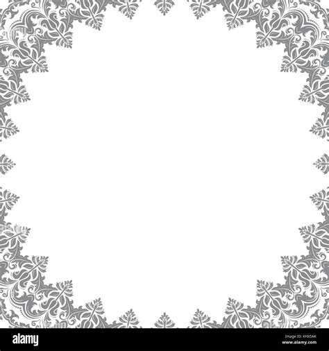 Floral Modern Vector Round Frame Stock Vector Image And Art Alamy