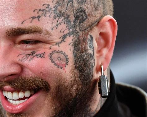 Post Malone Tattoos Every Post Malone Tattoo Meaning Explained Atelier Yuwaciaojp
