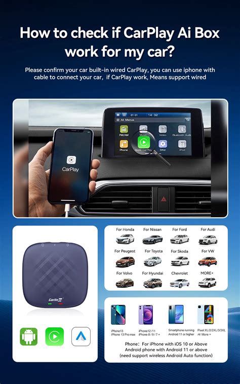 CarlinKit CarPlay Ai Box Android 13 Plus QCM6125 8-core Wireless ...