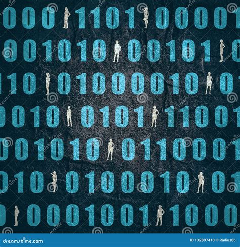Binary Code Backdrop Stock Illustration Illustration Of Operating 132897418