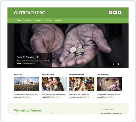 Outreach Theme Launch A Page