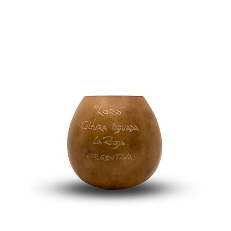 Maté Calebasse Loro Artisanat Argentin Hola Maté