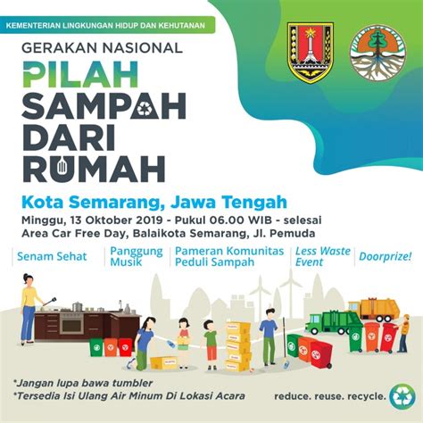 Poster Pilah Sampah Tulisan