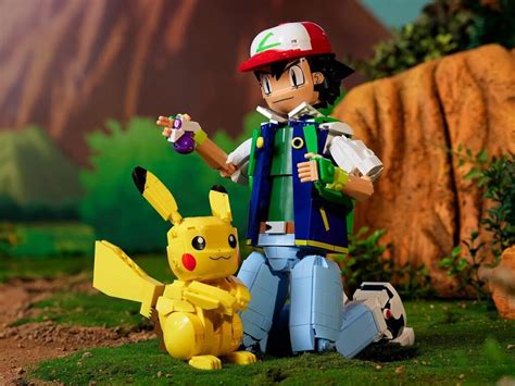 Ash And Pikachu Path To Victory Building Toy Kit By Mega Finally A