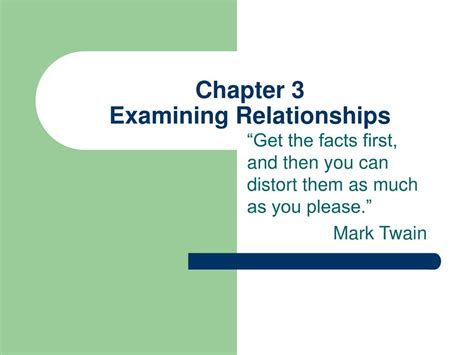 Ppt Chapter Examining Relationships Powerpoint Presentation Free