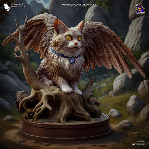 Tara The Tressym Baldurs Gate 3 Inspired By Bulkamancers
