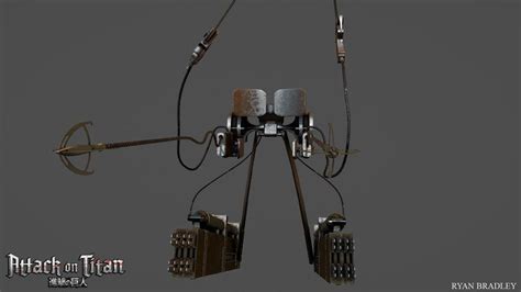 Artstation Attack On Titan Odm Gear Fan Art Attack On Titan Fan