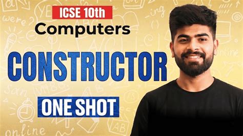 🔥 Constructor In Java Icse Class 10 Computer Applications Icse