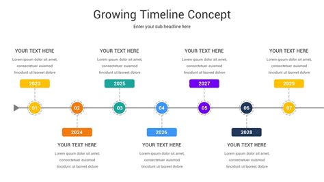 Progression Timeline Powerpoint Template Artofit