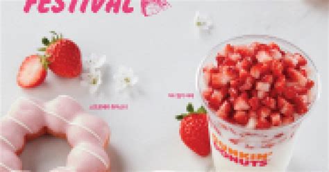 던킨도너츠 딸기 도넛 3종 출시