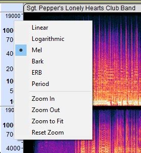 Spectrogram View Audacity Manual