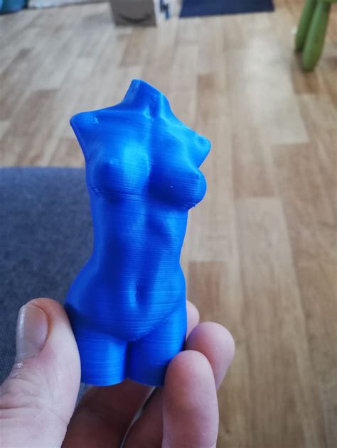 D Printable Woman Nude Body Optimised For Vase Mode By Damiano Trisciani