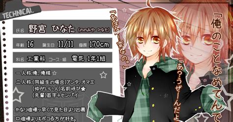 ぴくラン】 【ぴくラン】野宮 ひなた【工業科】 あんなのイラスト Pixiv