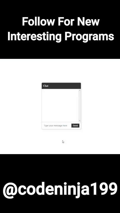 How To Create Chatting Instagram Using Html And Css 😊😊😊 Codeninja199 Shorts Code Shortsfeed