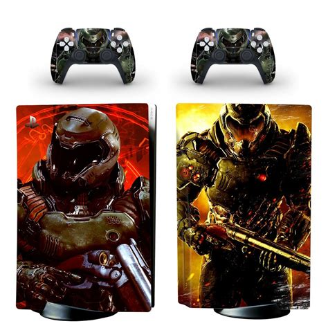 Doom Eternal PS5 Skin Sticker For PlayStation 5 And Controllers ...