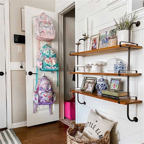 Industrial Three Tiered Open Shelving System Decor Steals