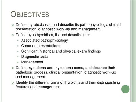 Thyroid Disorders Hyperthyroidism And Hypothyroidism Presentation