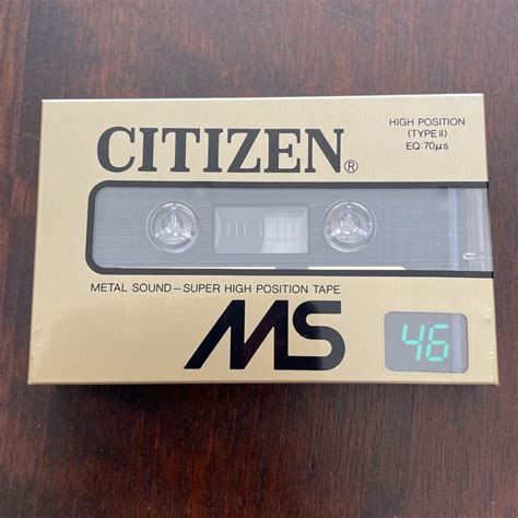 未開封 シチズン カセットテープ 46分 Citizen Ms By メルカリ