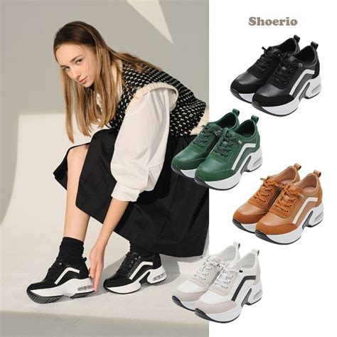 Shopnt 슈리오 소가죽 키높이 스니커즈 13244511 홈쇼핑모아