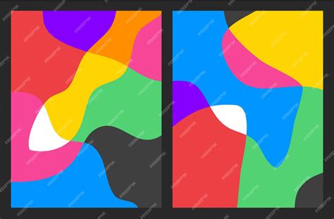 Premium Vector Colorful Liquid Abstract Vector Background