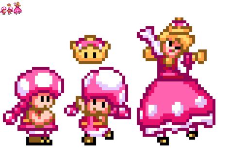 10x Smw Smm2 Pasteover Styled Super Crown Peachett By Abbysek On Deviantart