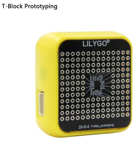 Lilygo TTGO T Block Devkit Wears Modular Covers To Handle Different Tasks Liliputing