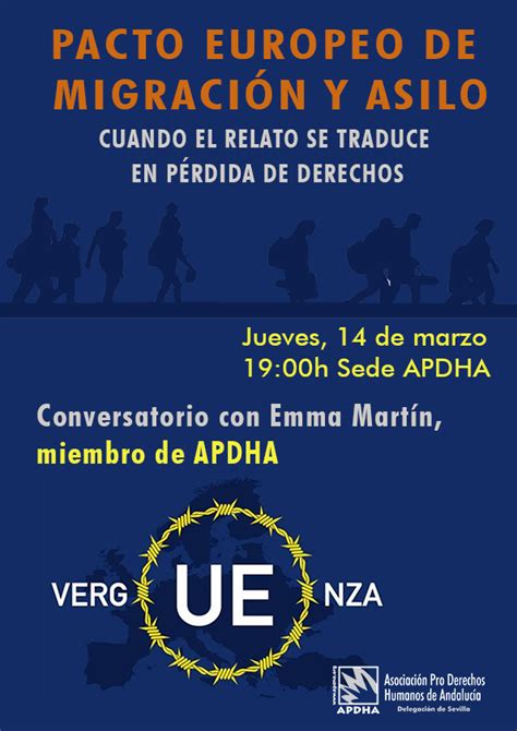 Conversatorio Pacto Europeo de Migración y Asilo Asociación Pro