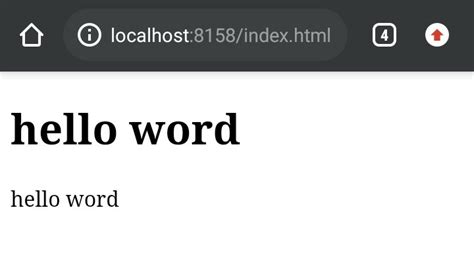 Tutorial Hello World Di Html