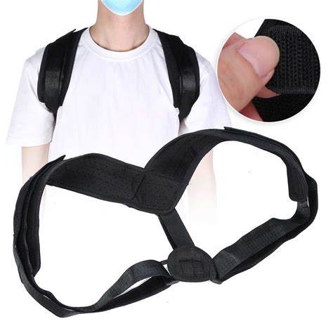Jual Preorder Back Spine Support Hunchback Correction Belt Posture Corrector Brace Shopee