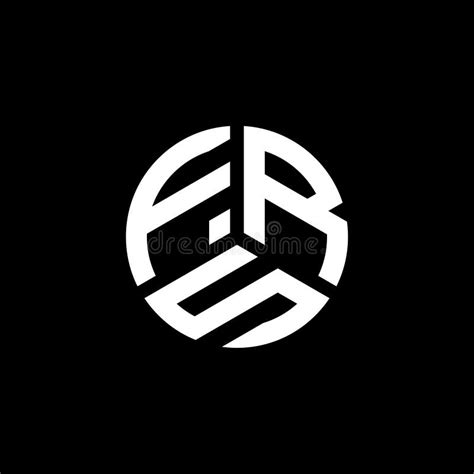 Diseño Del Logotipo De La Letra Frs Sobre Fondo Blanco Frs Concepto De