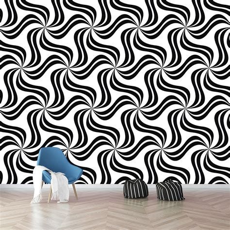 Geometric Patterns Mural Decal For Wall Modern Style Bedroom Mural Wall