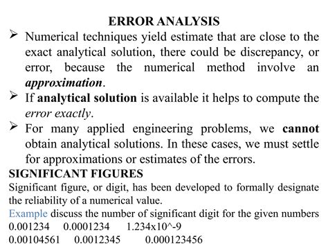 Chapter 1 Mathematical Modelling And Error Analysis Pptx