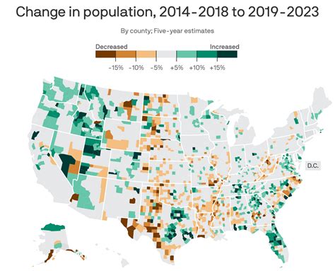Washingtons Population Growth Is 6th Highest Among States Axios Seattle