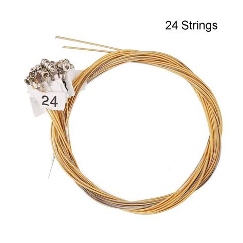 Chengsi 7 10 1619 21 24strings Lyre Brass Strings Set Lyre Harp Nylon